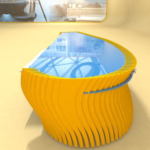 11 office tables model - TurboSquid 1817690