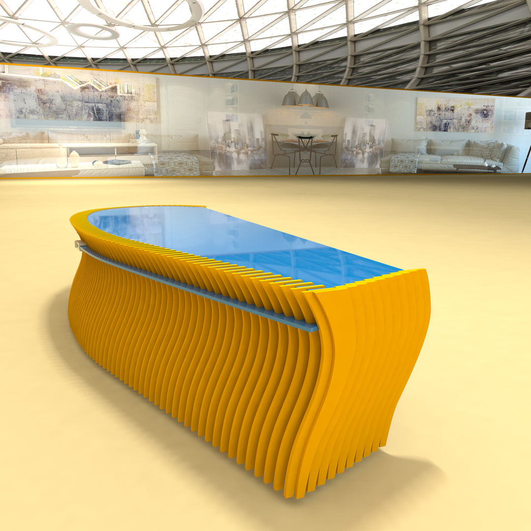 11 office tables model - TurboSquid 1817690