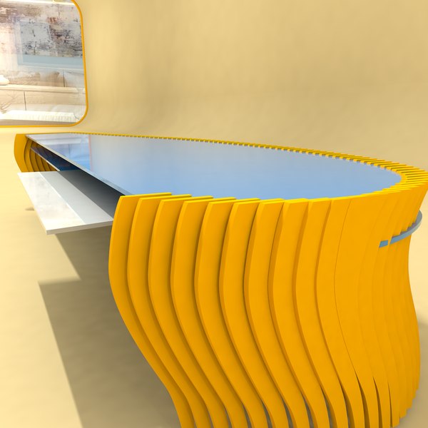 11 office tables model - TurboSquid 1817690