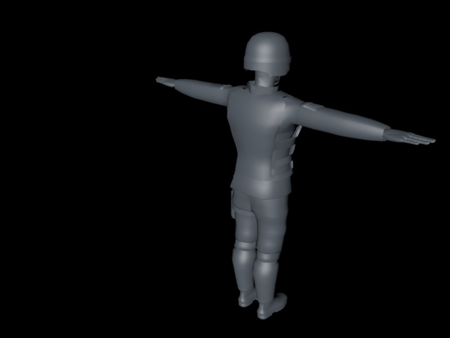 Free Soldier 3d Model