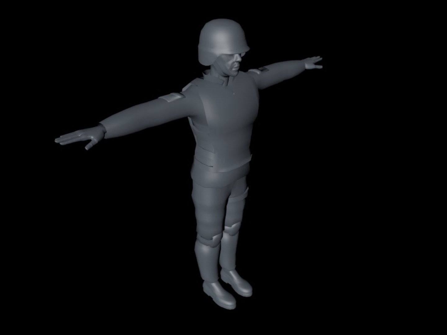 Free Soldier 3d Model