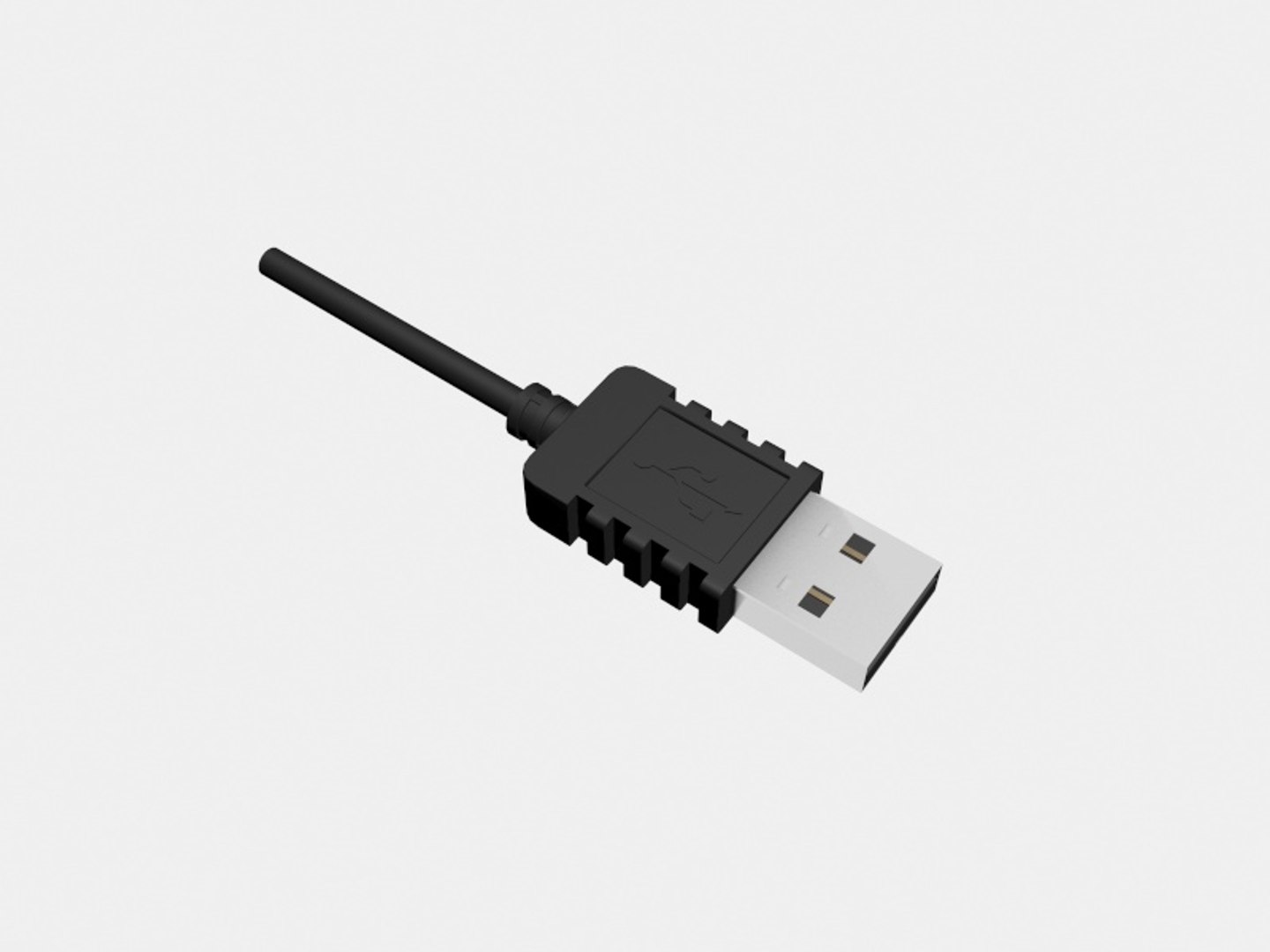 Free Obj Model Usb Plug