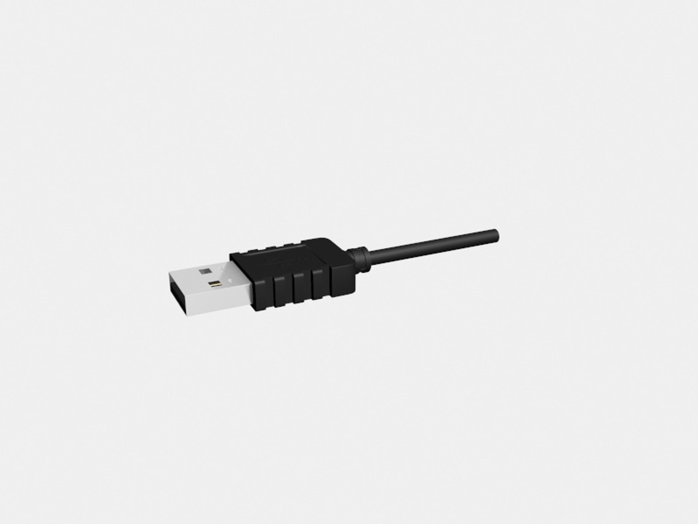 Free Obj Model Usb Plug