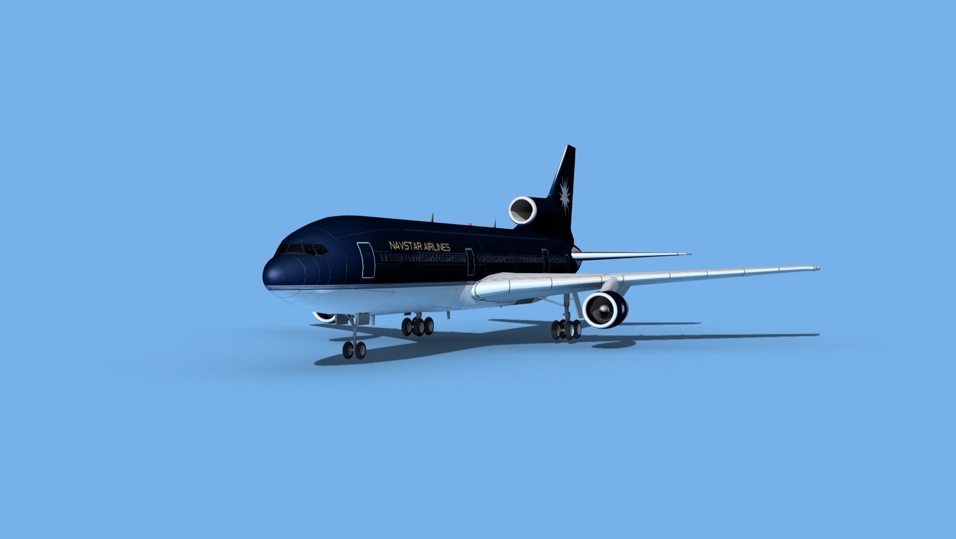 Lockheed L-1011-50 Navstar 3D - TurboSquid 1921628