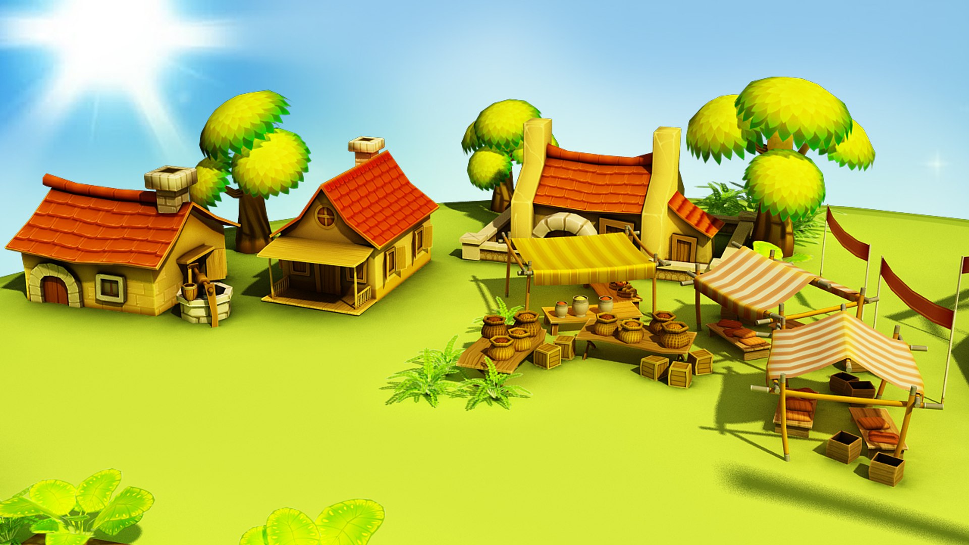 3d model farming seasons