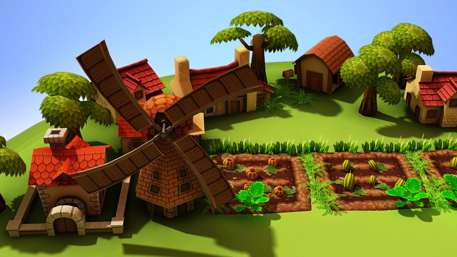 3d model farming seasons