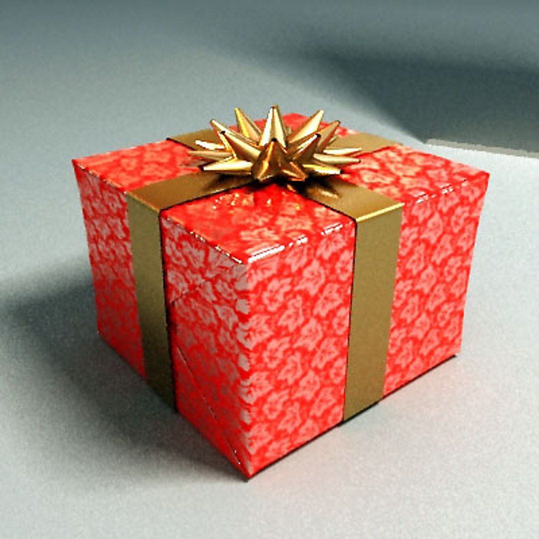 gift pack 3d max