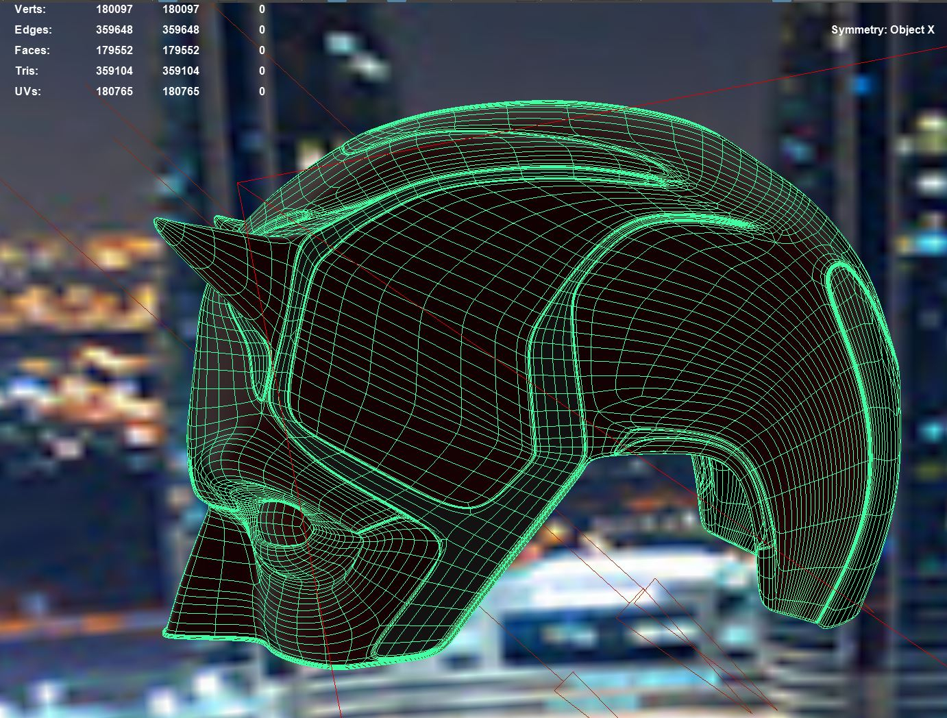 Daredevil helmet marvel 3D model - TurboSquid 1380488