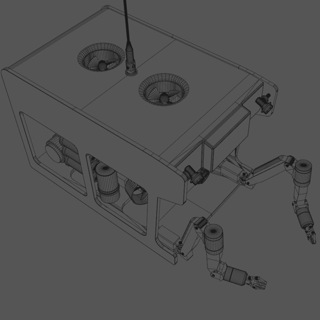 3d Model Rov Vehicle Work Class