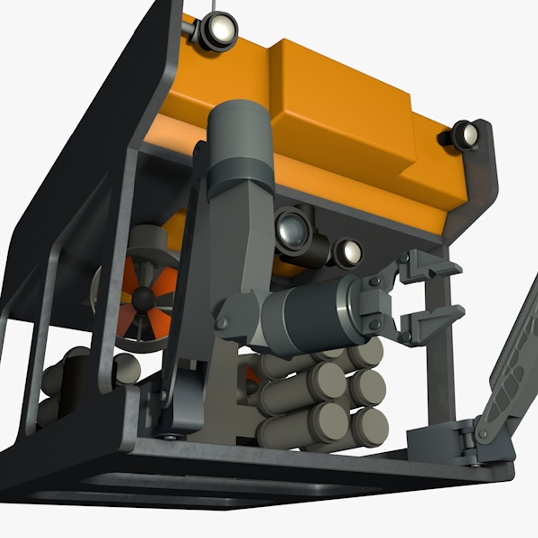 3d Model Rov Vehicle Work Class