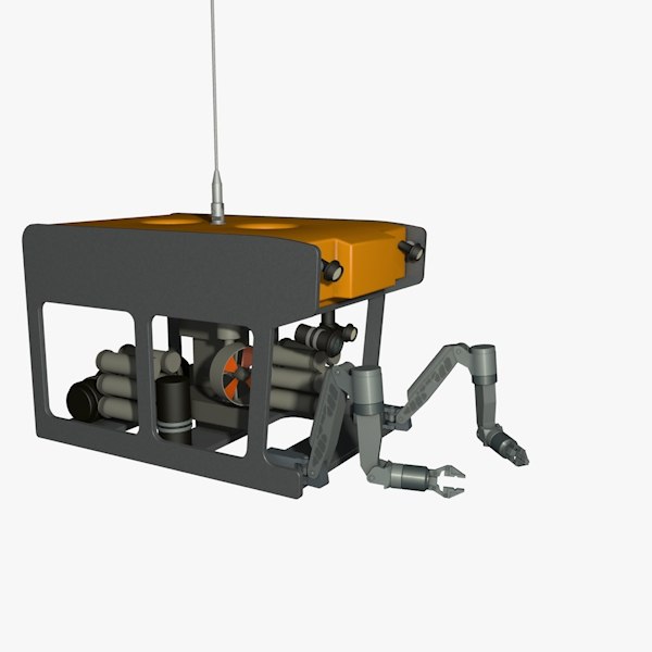 3d model rov vehicle work class