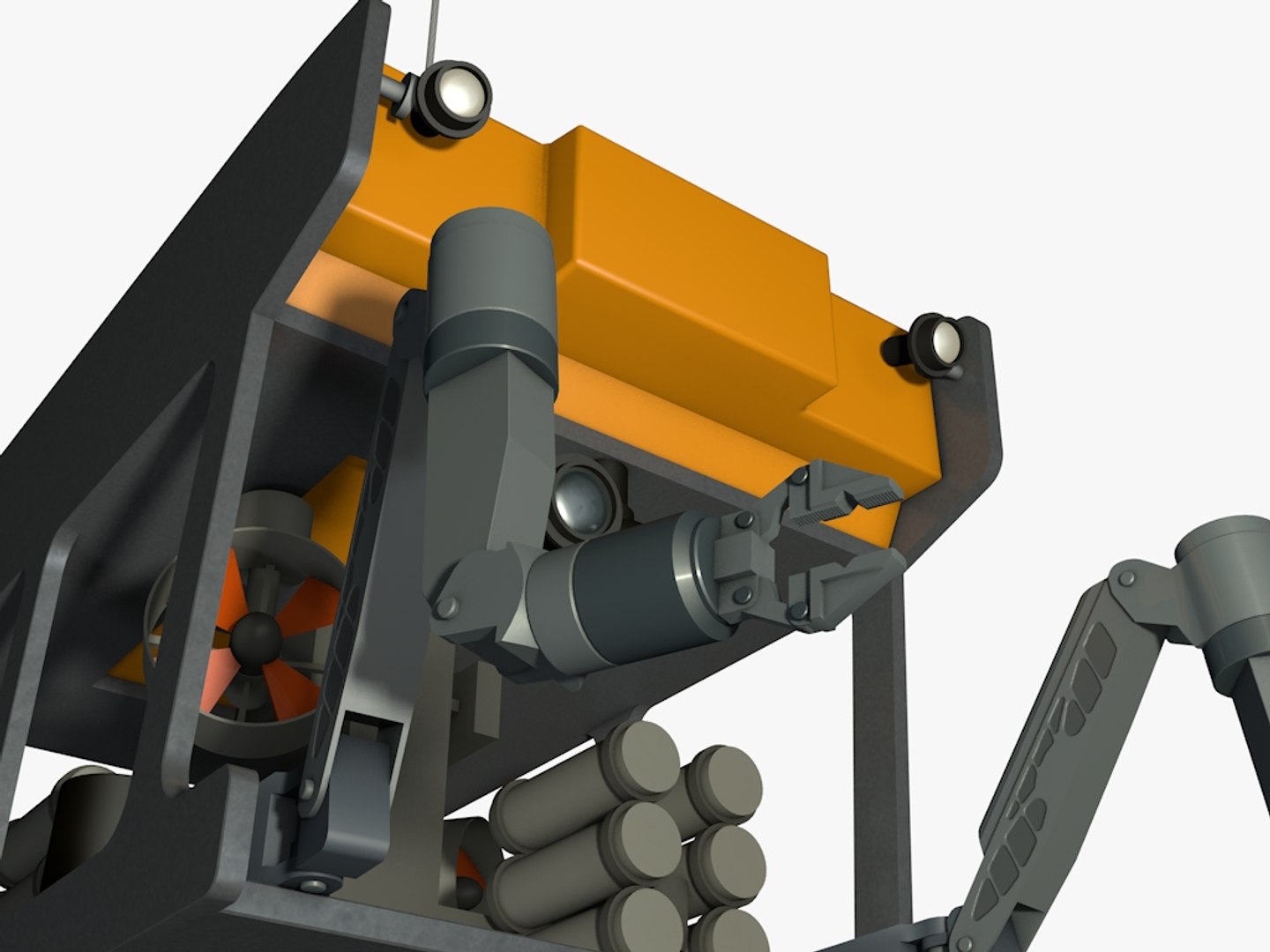 3d Model Rov Vehicle Work Class