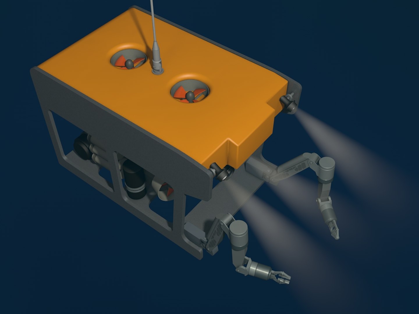 3d Model Rov Vehicle Work Class