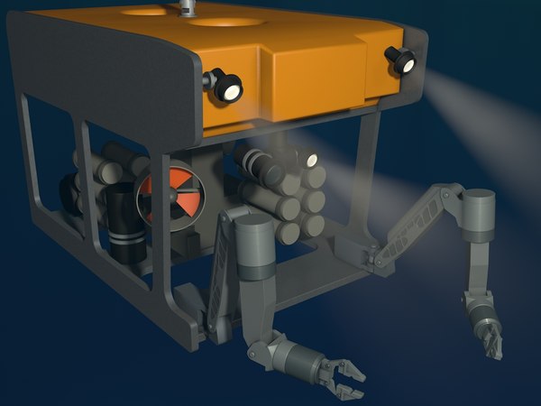 3d model rov vehicle work class