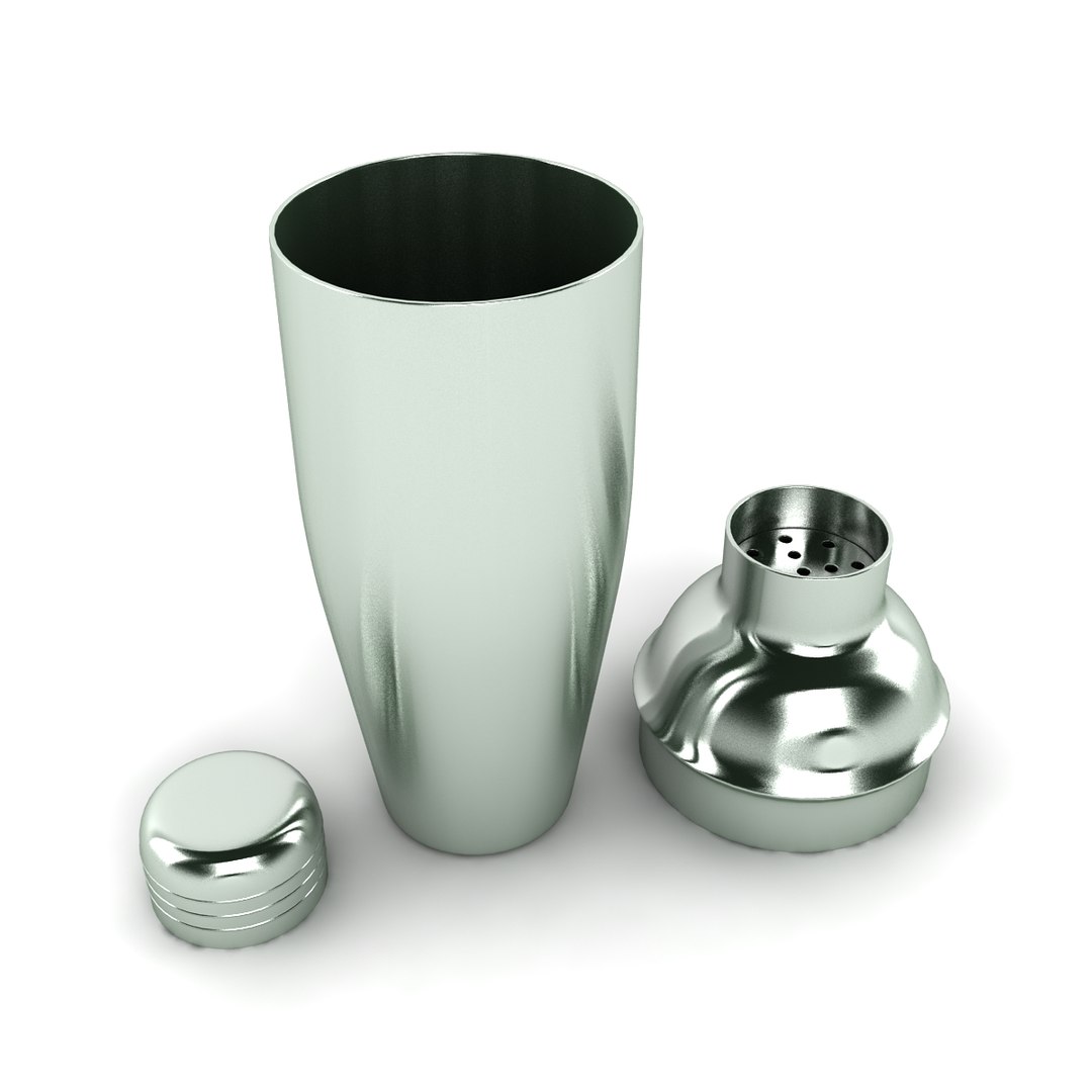 3d model cocktail set