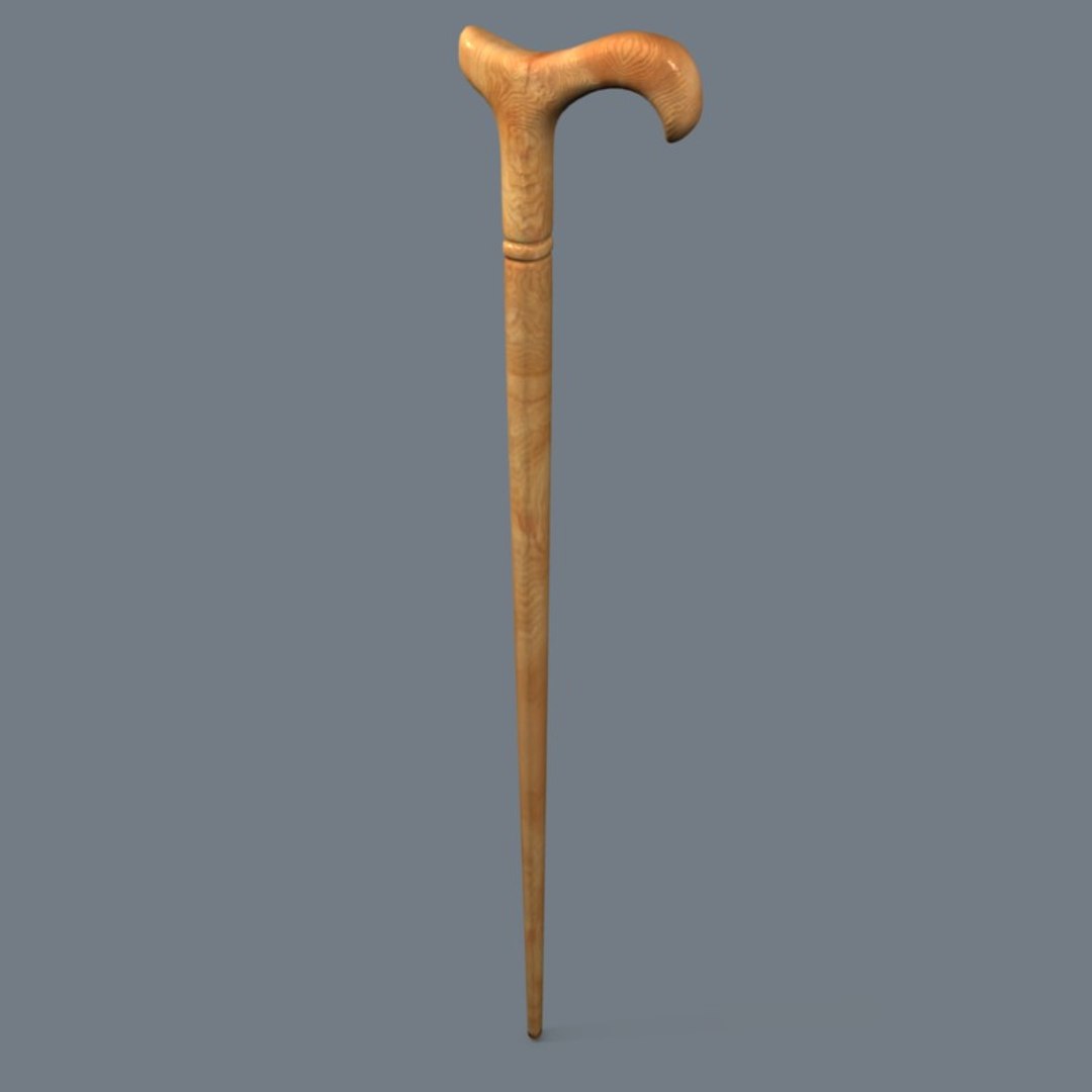 Walking Cane 3d Model