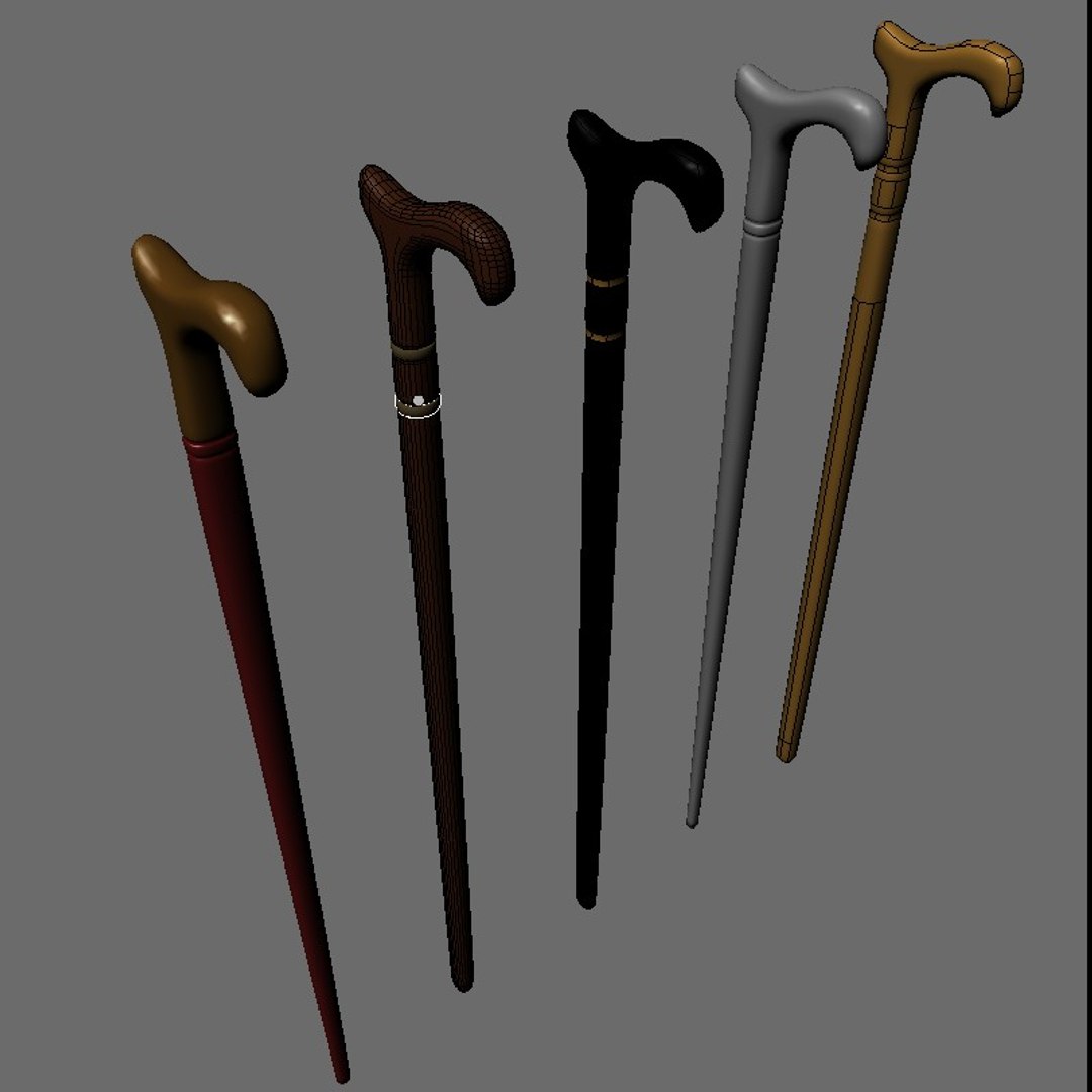 Walking Cane 3d Model