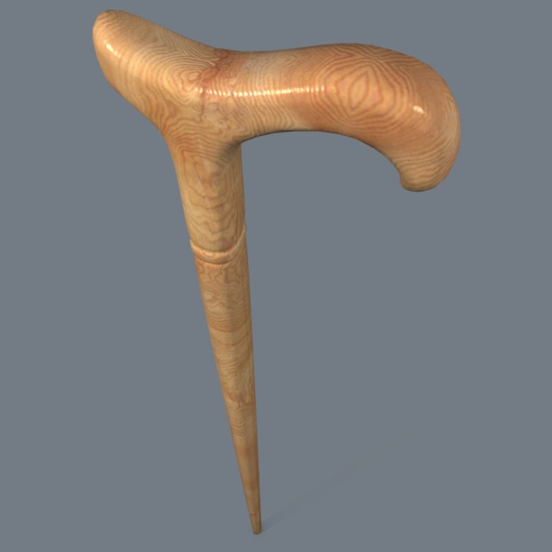 Walking Cane 3d Model
