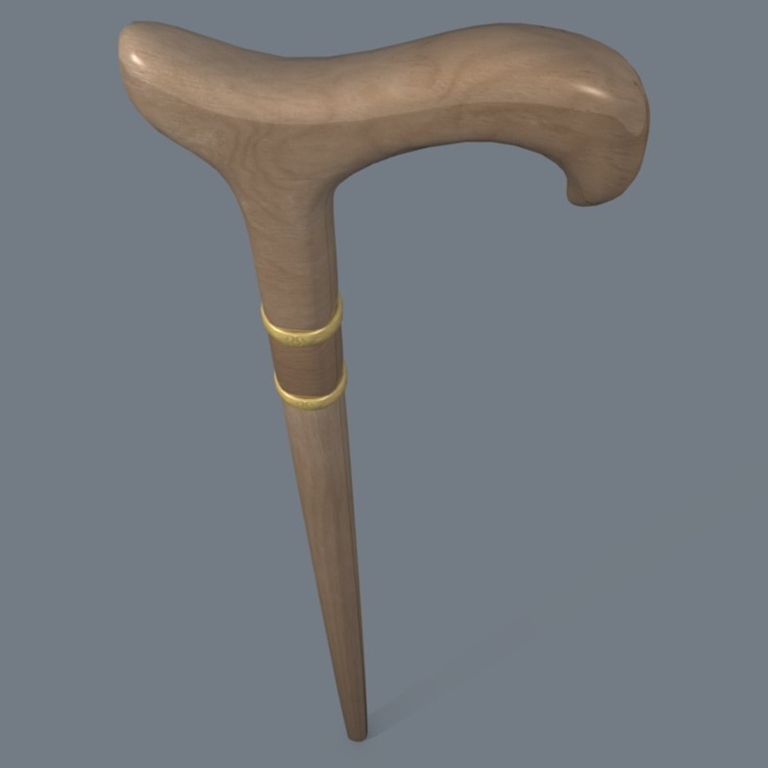 Walking Cane 3d Model