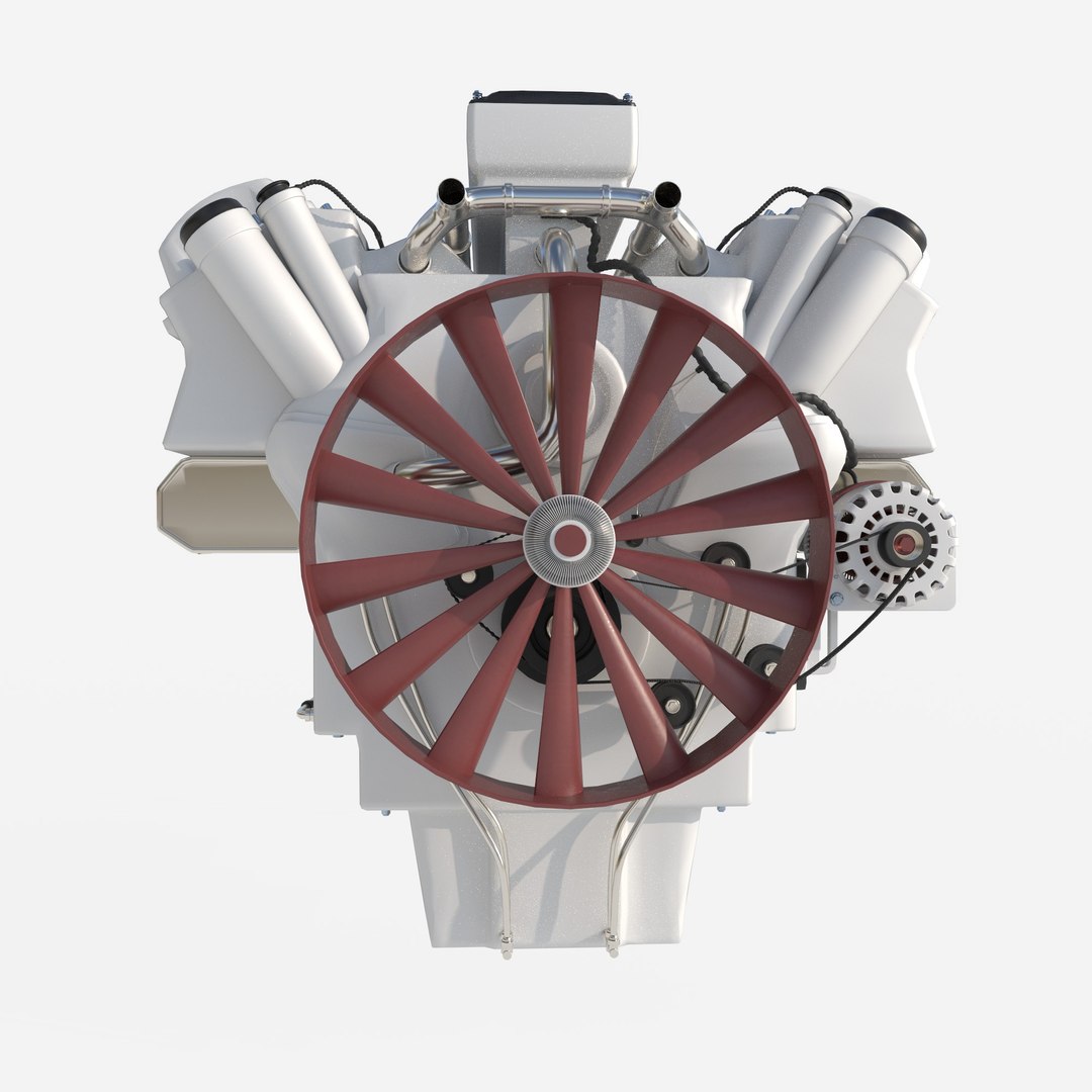 3D model 8 cylinder car engine - TurboSquid 1847554