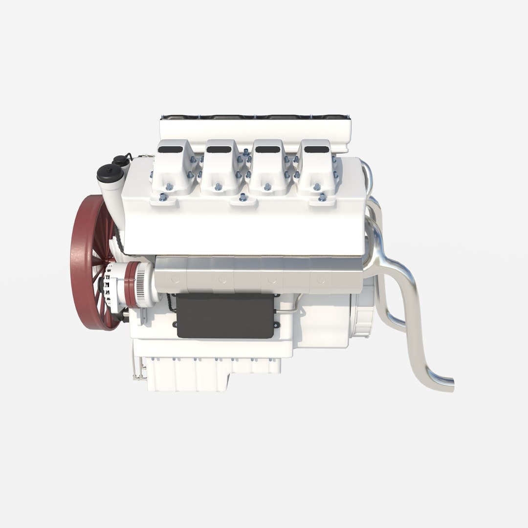 3D model 8 cylinder car engine - TurboSquid 1847554