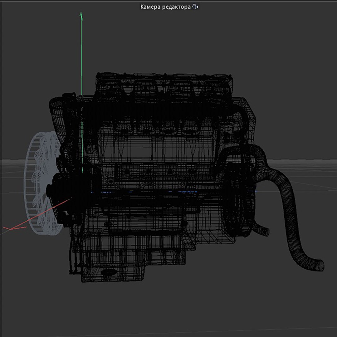 3D model 8 cylinder car engine - TurboSquid 1847554