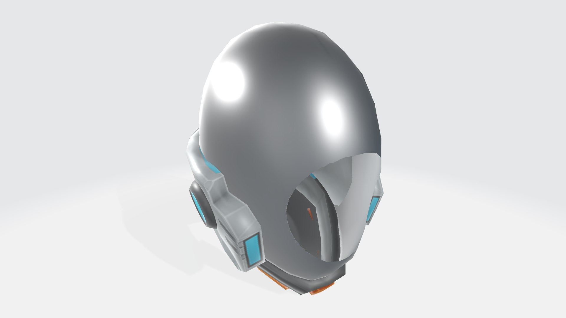 3D Male Astro Tech Helmet - TurboSquid 2349819