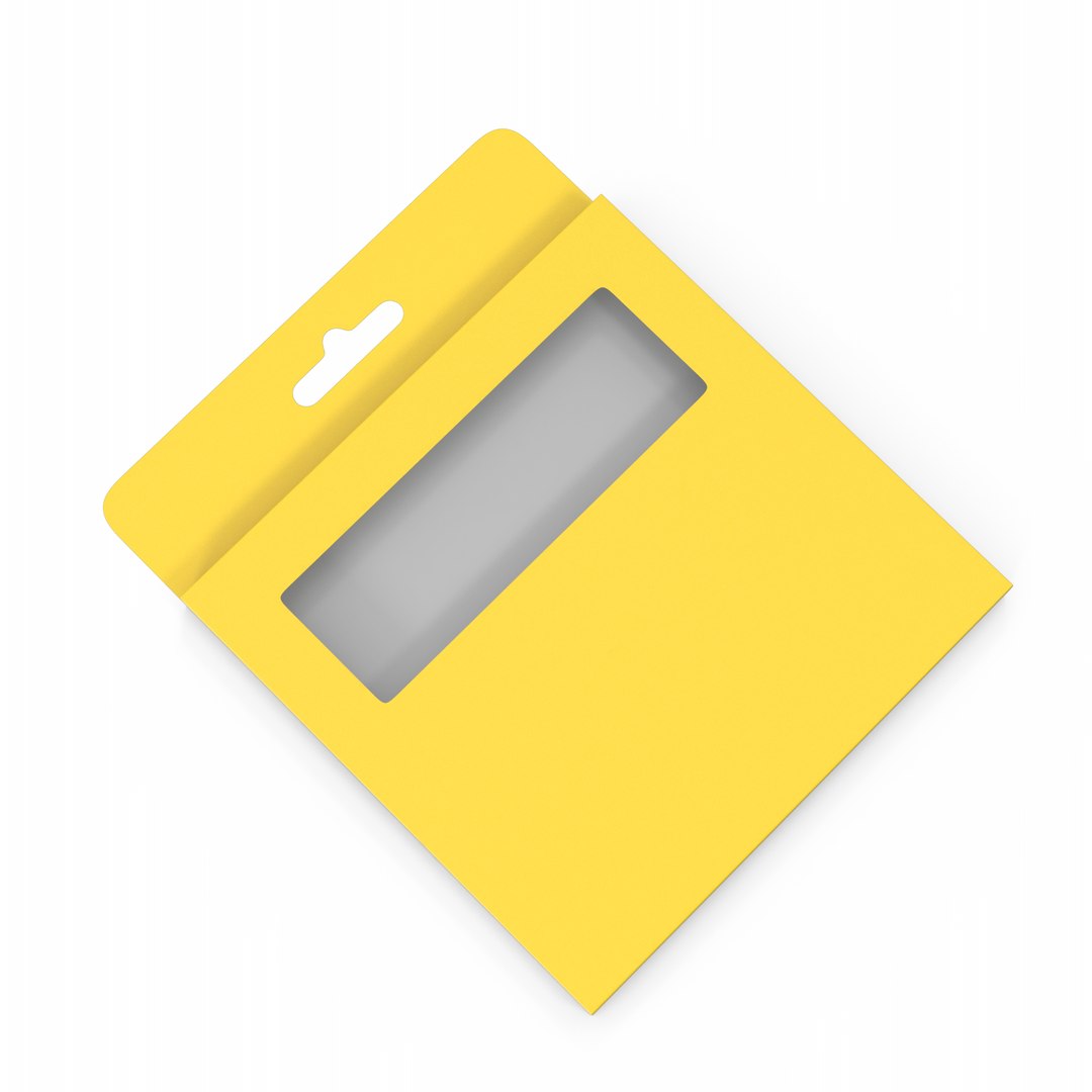 3D Yellow Empty Crayons Pack Model - TurboSquid 2189938