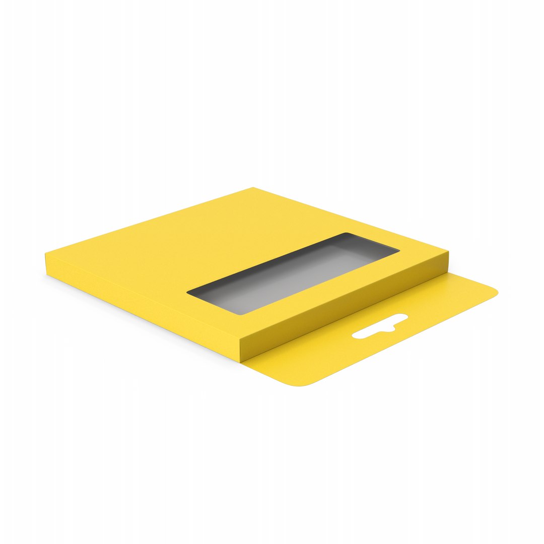 3D Yellow Empty Crayons Pack Model - TurboSquid 2189938