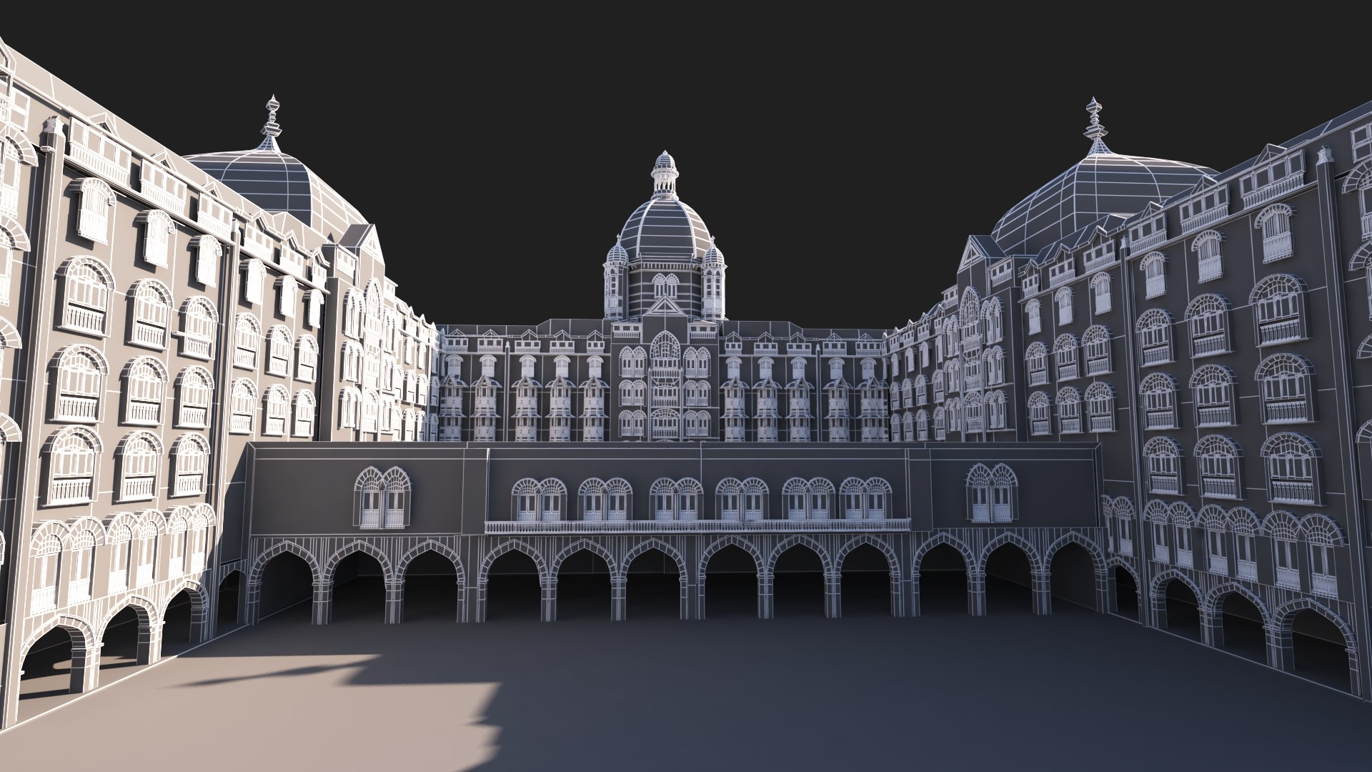 3D Model Taj Palace Hotel Mumbai - TurboSquid 1847780