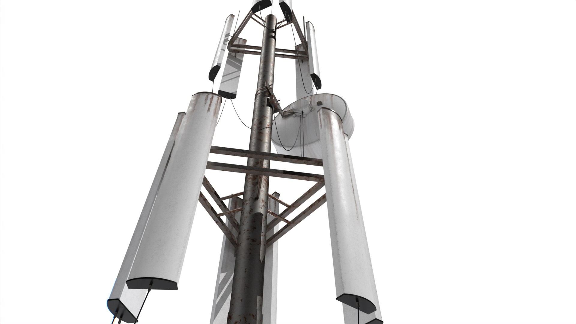 Old And Rusty Cell Towers 2 Model - TurboSquid 2311633