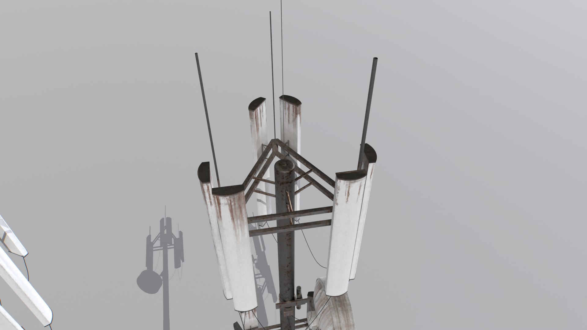 Old And Rusty Cell Towers 2 Model - TurboSquid 2311633