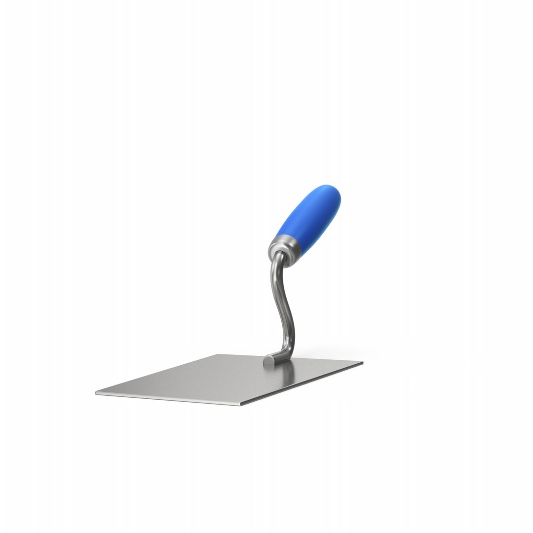 Blue Trowel 3D Model - TurboSquid 1976312
