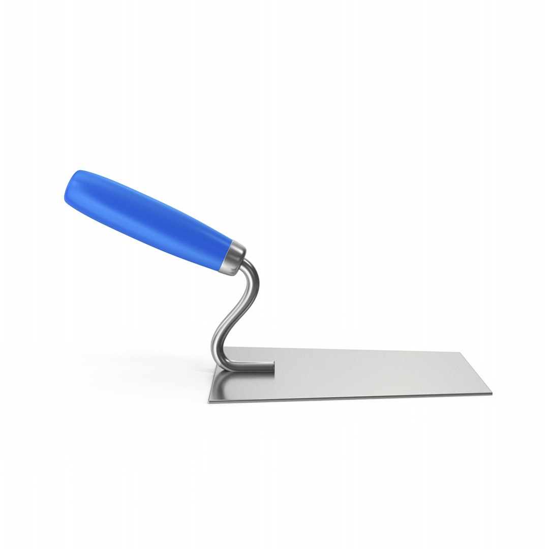 Blue Trowel 3D Model - TurboSquid 1976312