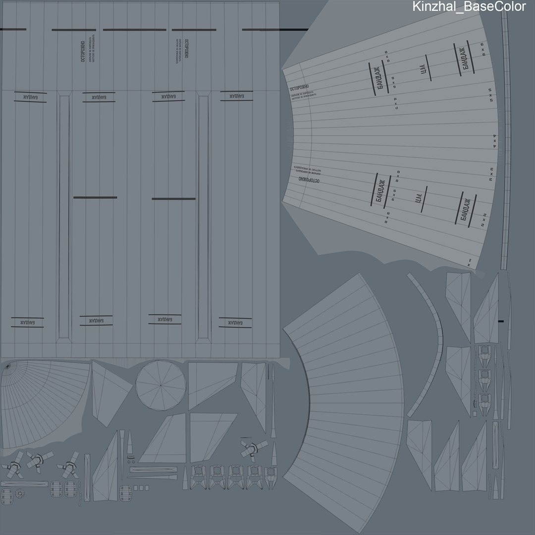 3D Kinzhal Kh-47M2 Hypersonic Missile Model - TurboSquid 1882474