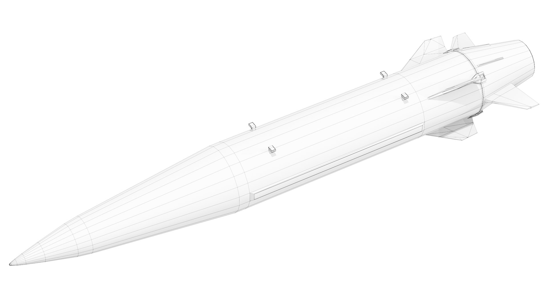 3D Kinzhal Kh-47M2 Hypersonic Missile Model - TurboSquid 1882474