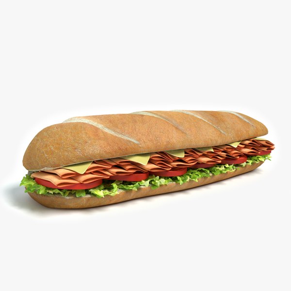 Sandwich 3D Models for Download | TurboSquid