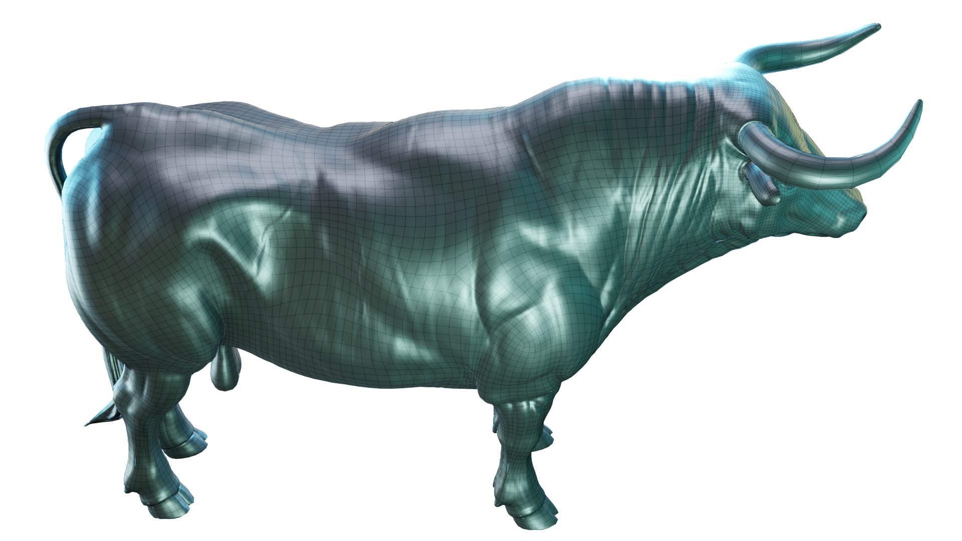 3D Bull - TurboSquid 1432995