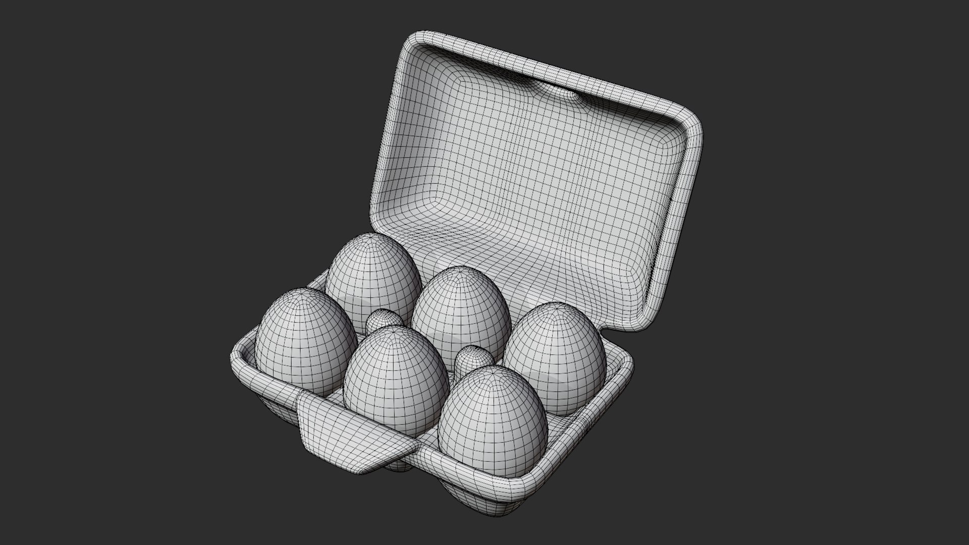 3D Stylized Egg Carton - TurboSquid 2421072