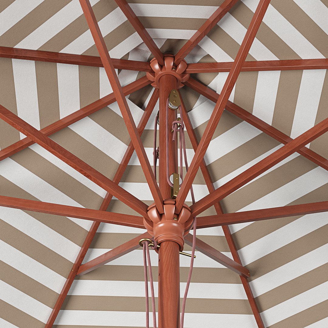 3D Parasol With Bases 2 - TurboSquid 1731510