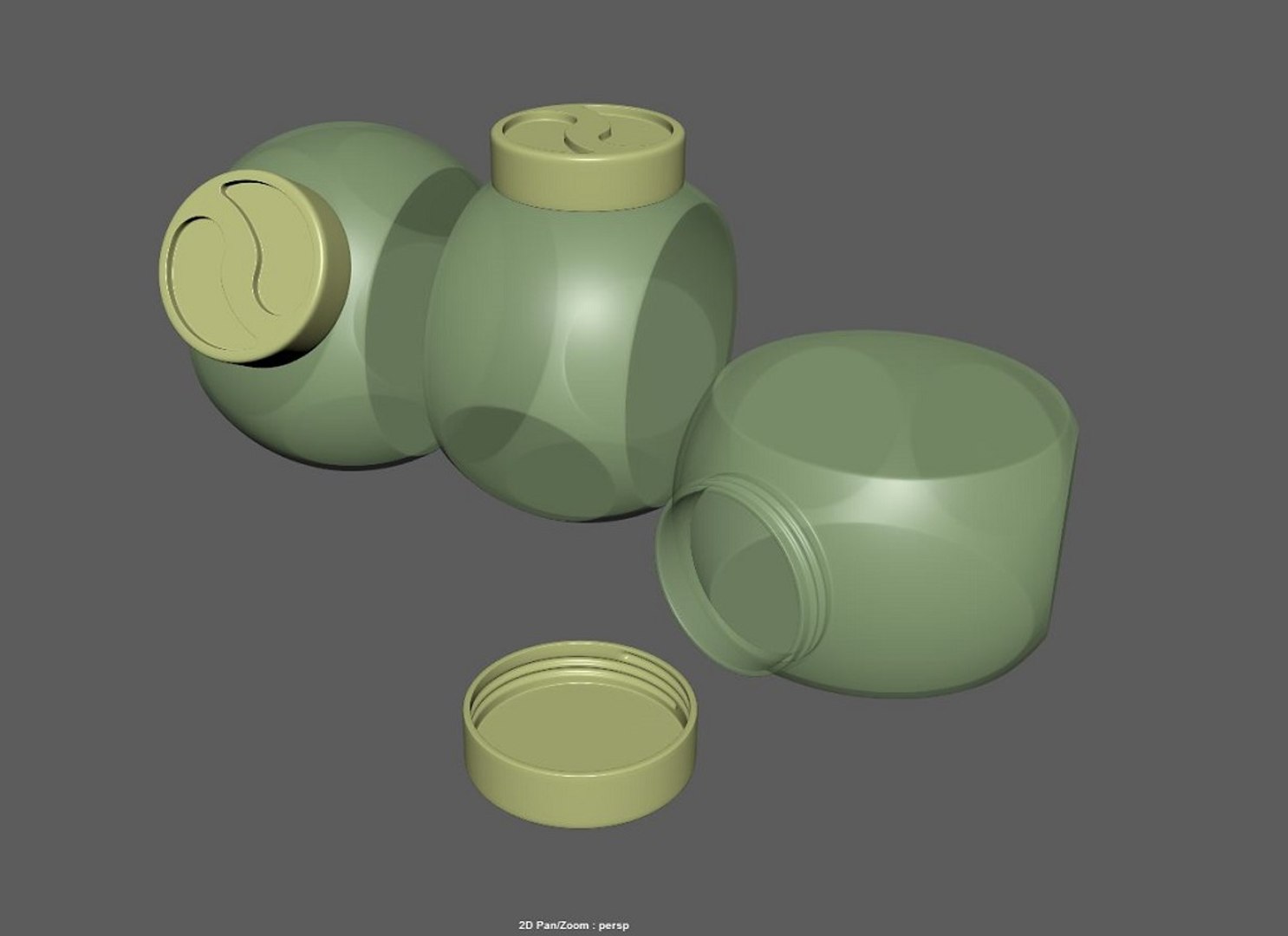 3d Model Kitchen Container