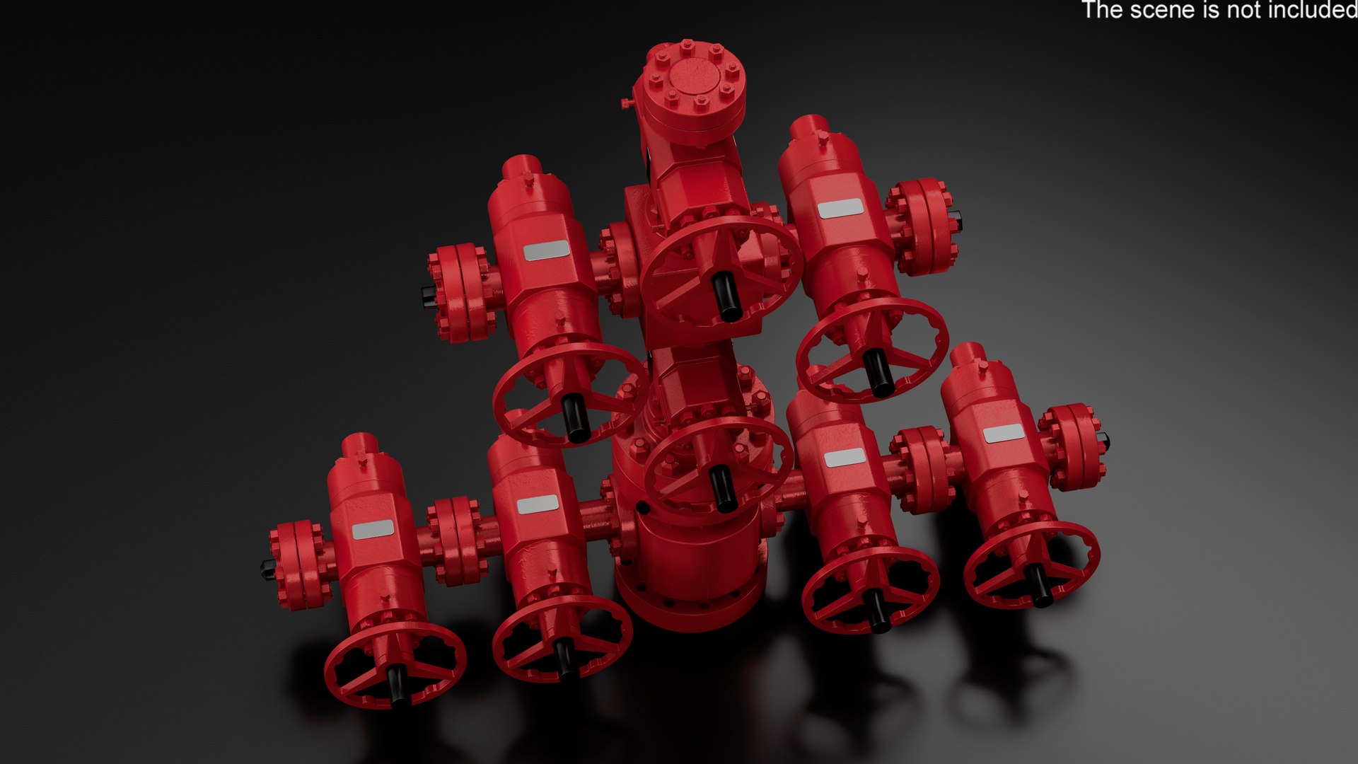 3D Oil Gas Wellhead Model - TurboSquid 2045481
