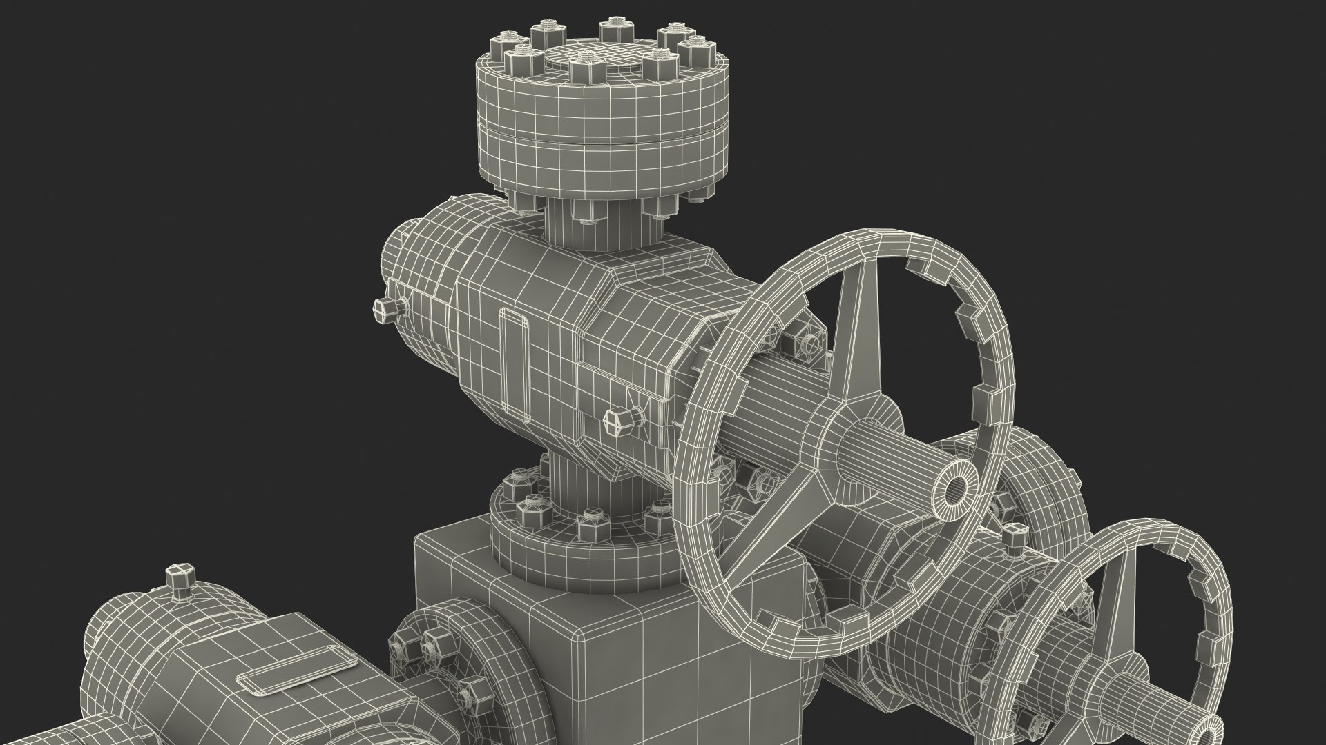 3D Oil Gas Wellhead model - TurboSquid 2045481