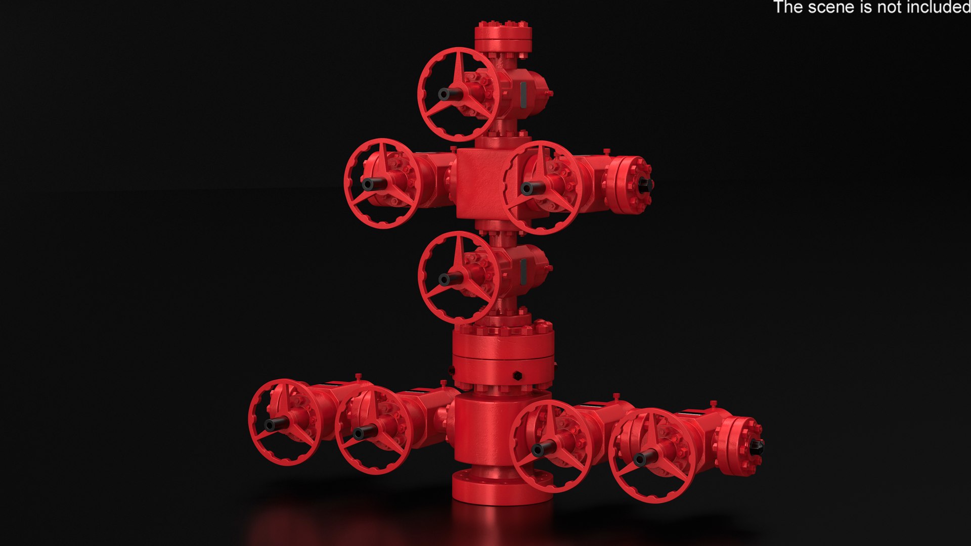 3D Oil Gas Wellhead Model - TurboSquid 2045481