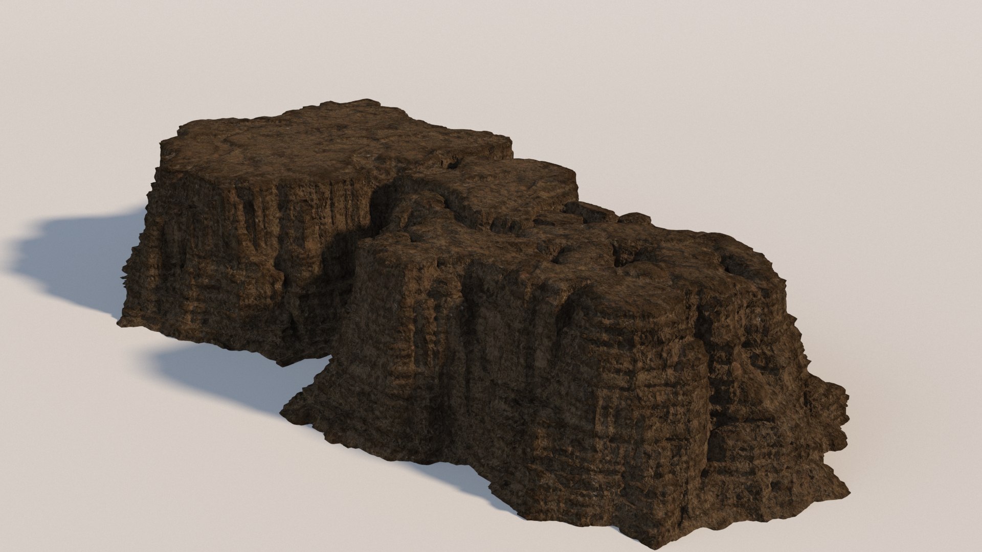 Cliff 3D Model - TurboSquid 2130381