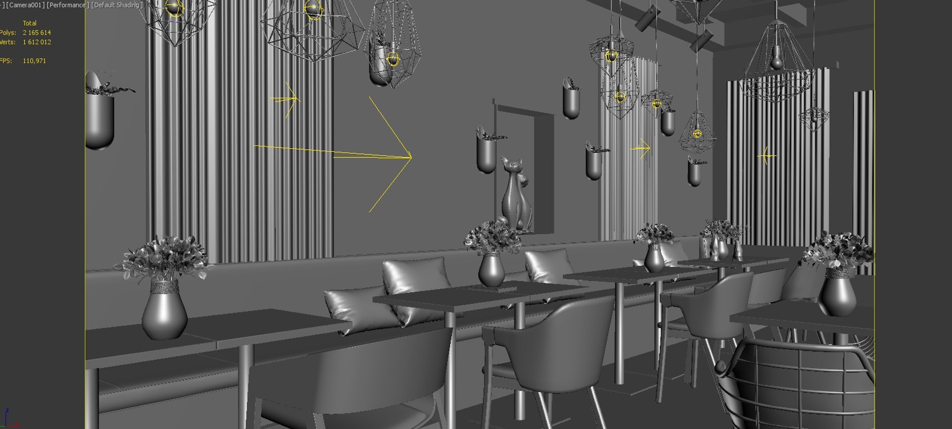 3D cafe - TurboSquid 1587802