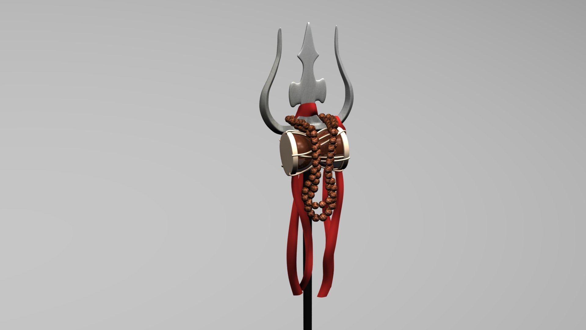 3D Trident Trishul - TurboSquid 1467419