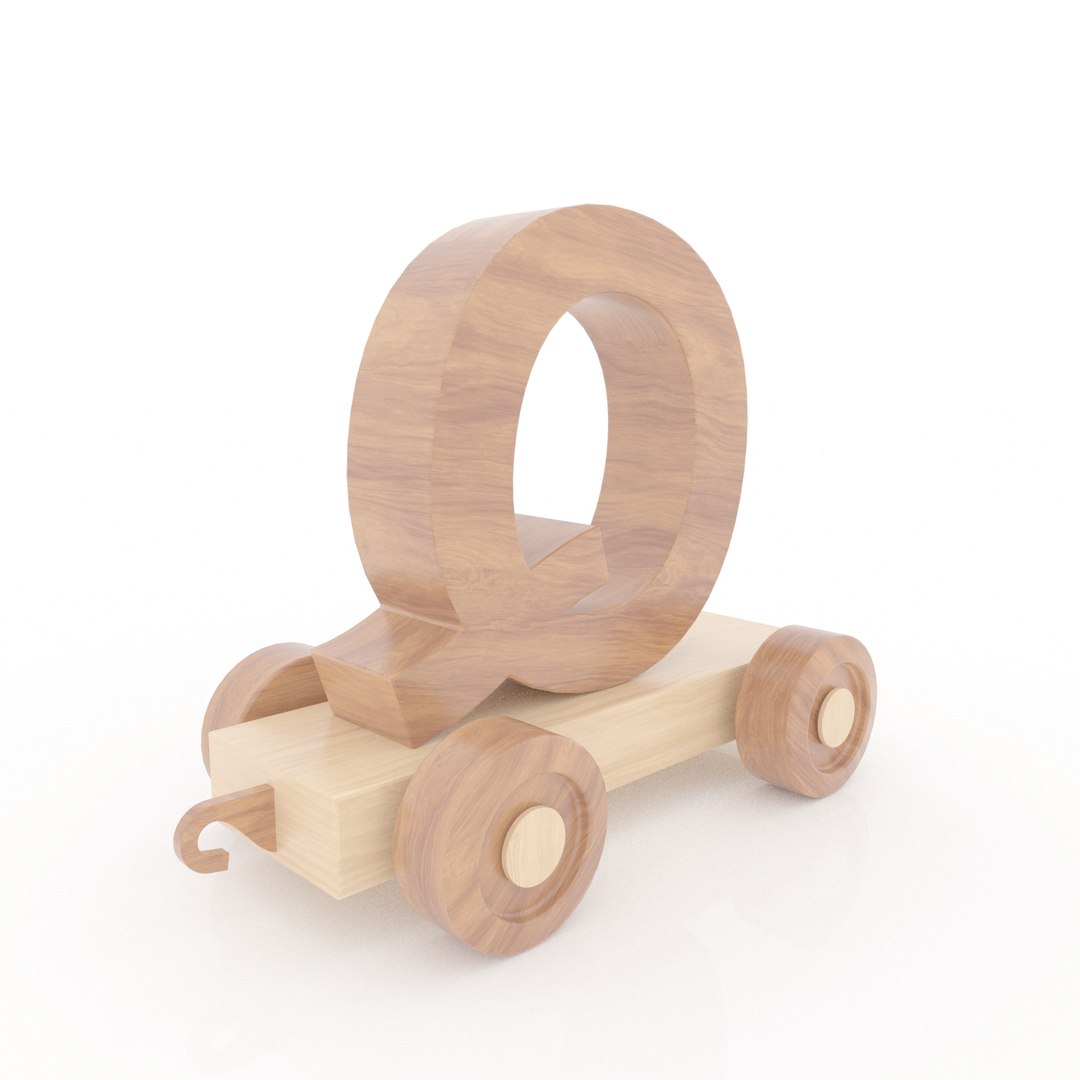 Letter q car 3D - TurboSquid 1560191