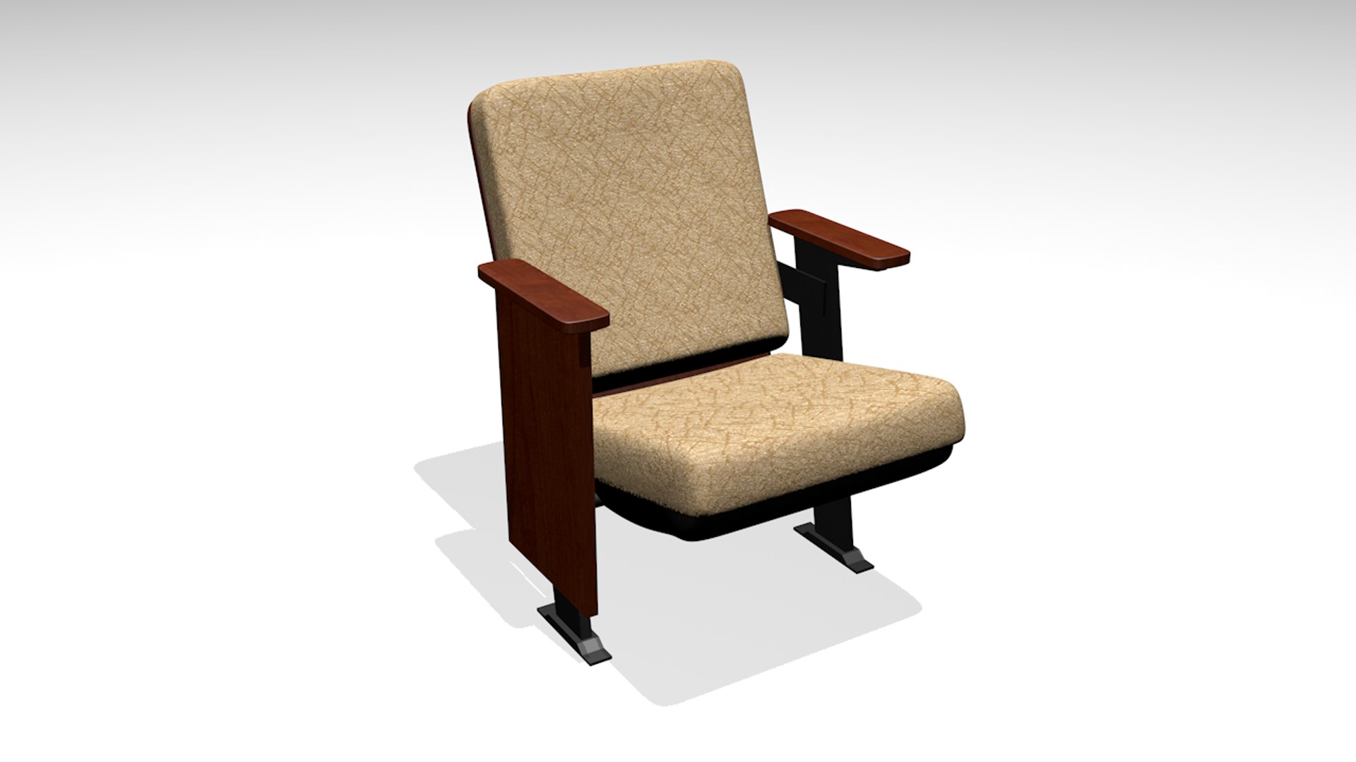 Theater Seat 3D - TurboSquid 1411861
