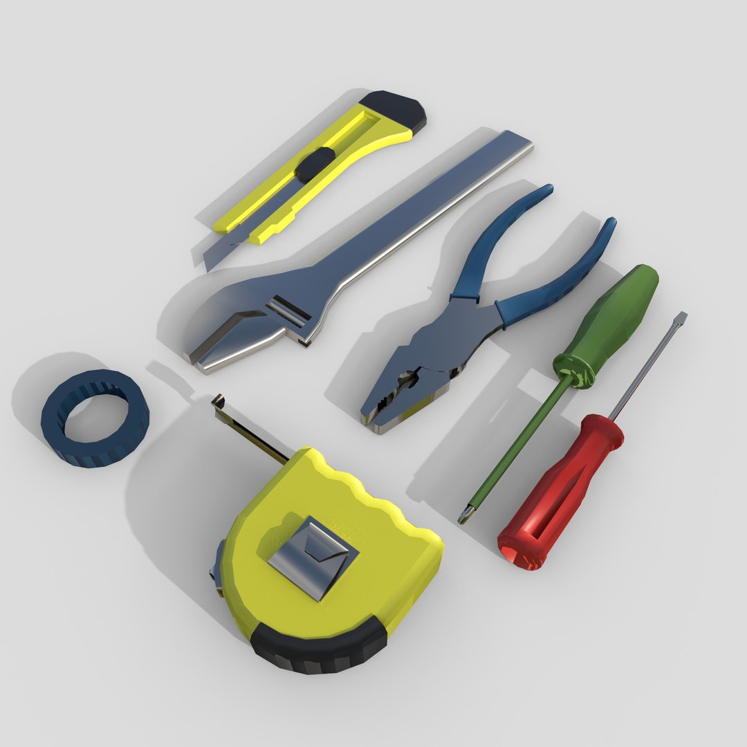 Tools Pack 3D Model - TurboSquid 2397640